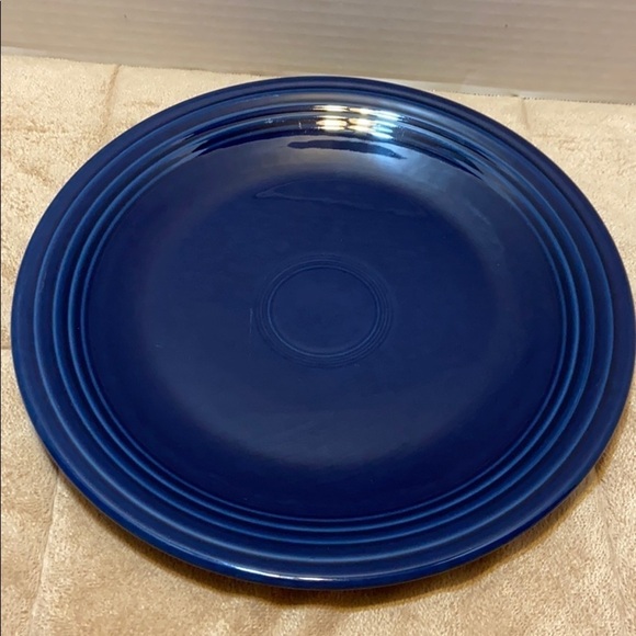 Fiesta | Dining | Fiesta Ware Round 2 Inch Blue Serving Pla | Poshmark